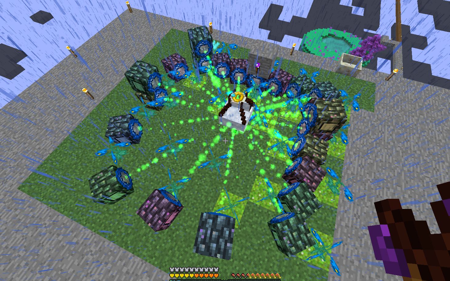 我的世界虚空空岛(29)做魔力站给魔力戒指充能