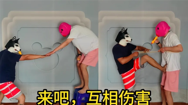 力的作用是相互的,来吧,互相伤害吧