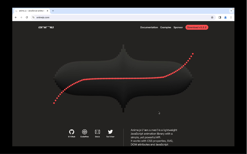 【前端】推荐一个js动画库的网站,动画效果很丰富