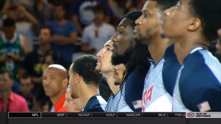 2014年首届男篮世界杯决赛美国VS塞尔维亚精彩集锦,欧文拿下MVP