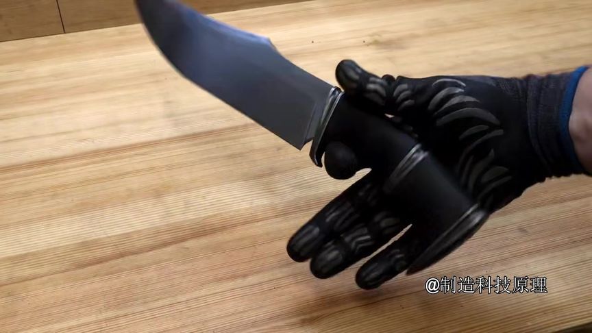 用钢板打造博伊刀 #匠心精神