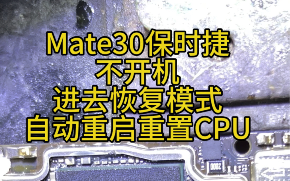 ...不开机,自动重启,进去恢复模式,重置CPU都可以修复,资料也不会丢失