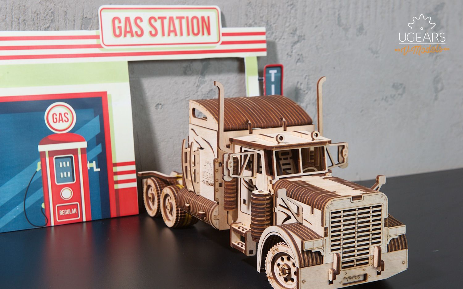 UGEARS重型卡车头拼装模型视频教程