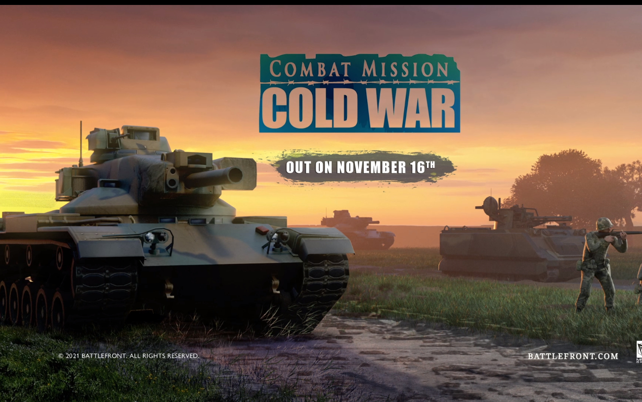 战术模拟游戏《Combat Mission Cold War》将在11月16日于STEAM...