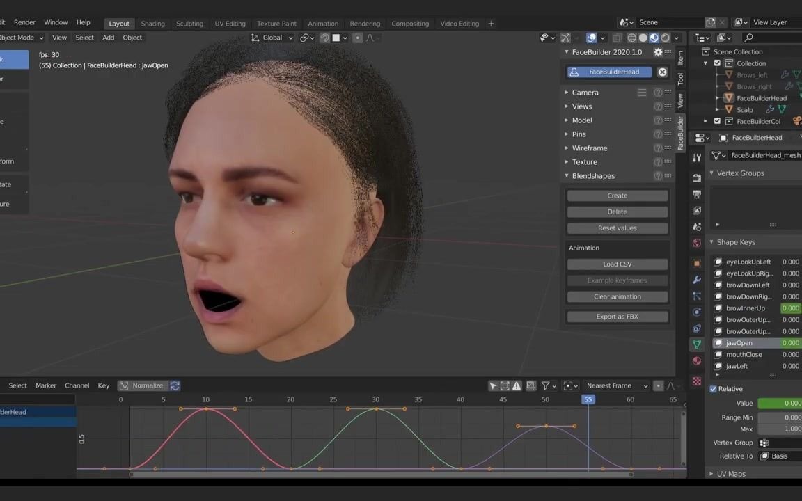 KeenTools面部跟踪建模插件FaceBuilder 2021-cgalpha