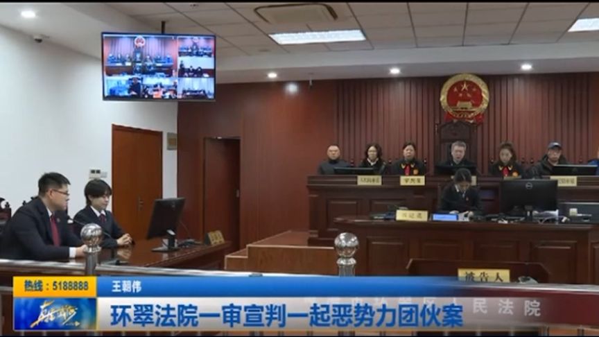 环翠法院一审宣判一起恶势力团伙案!