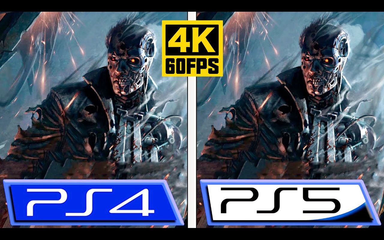 【4K60帧】终结者:抵抗 | PS5 vs PS4 | 画质与帧数详细对比