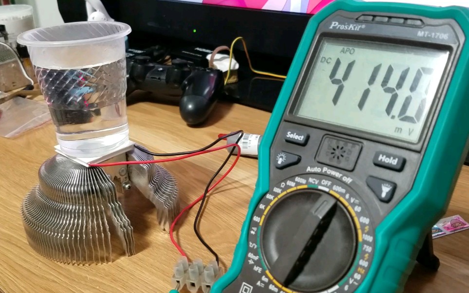 【半导体热电效应】如何用帕尔贴装置(半导体制冷片)发电?