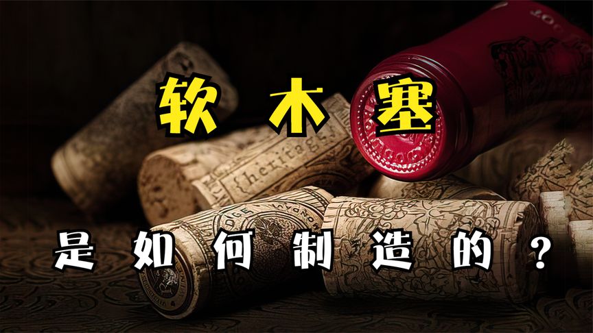 探访木塞工厂,2分钟带你了解橡树皮被加工成红酒软木塞的过程