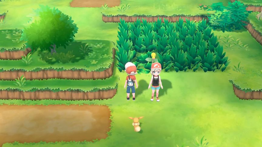 精灵宝可梦LetsGo02:开始双人模式,皮卡丘被两只精灵胖揍