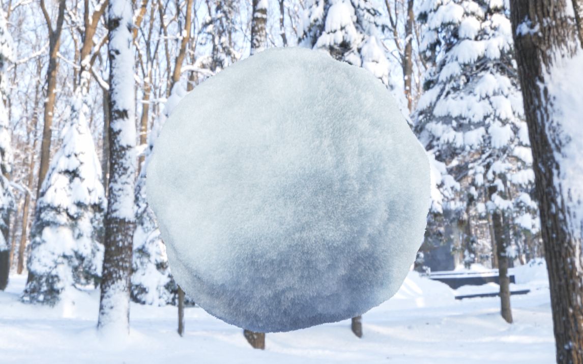【圣诞篇】学会C4D中这两种雪的做法,圣诞海报不再发愁