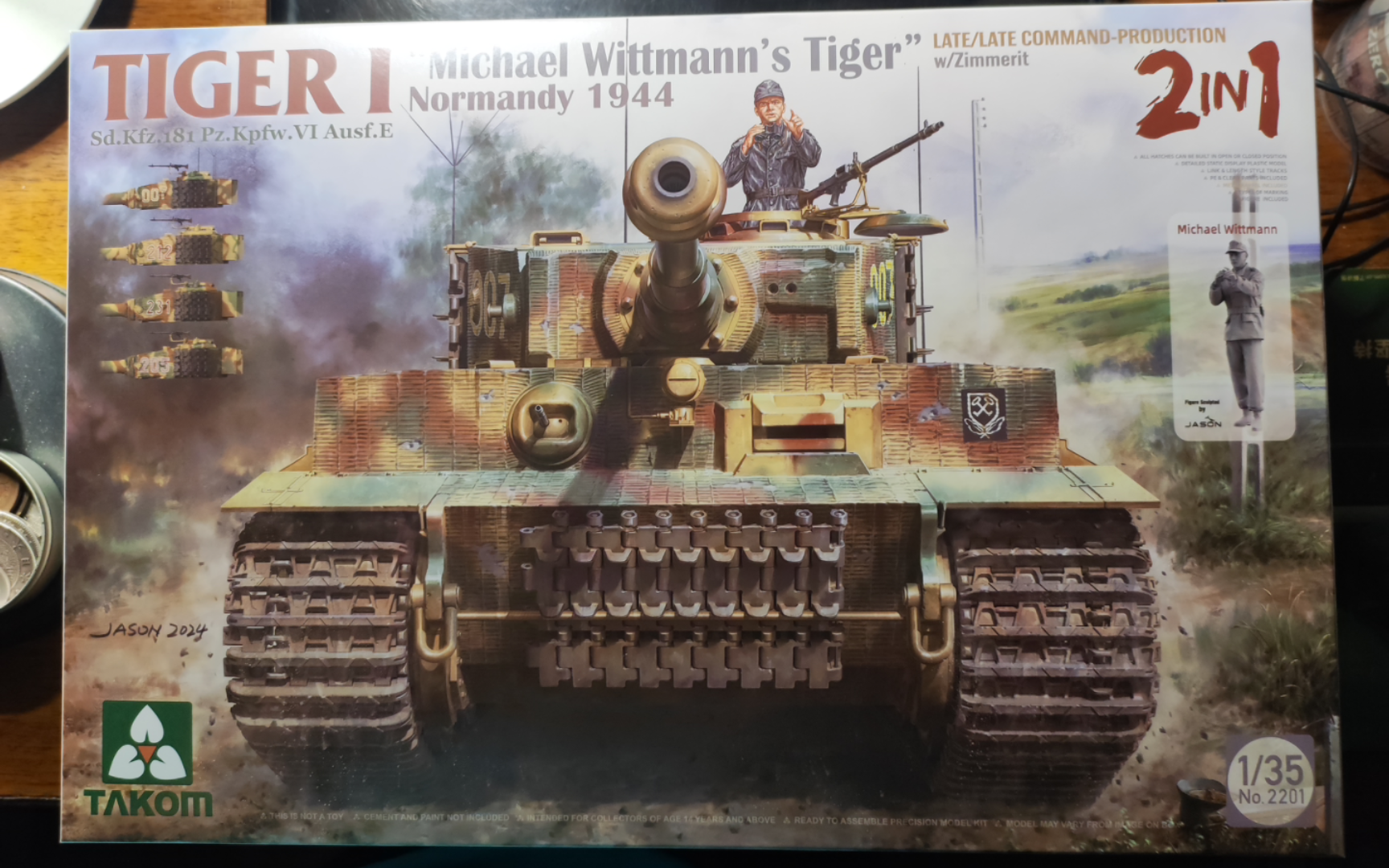 【模型测评】三花 1/35 虎式重型坦克后期/指挥型 (魏特曼车)模型