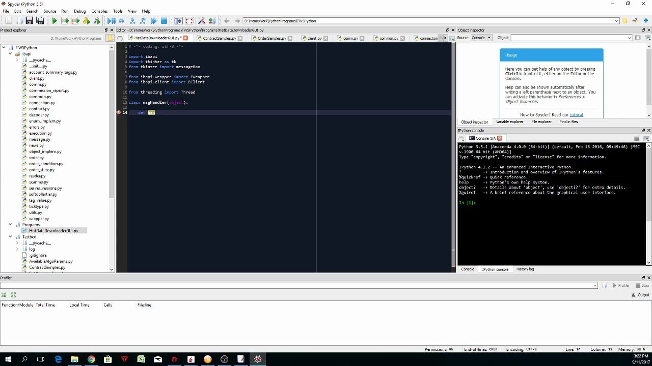 【python与IB盈透API接口】