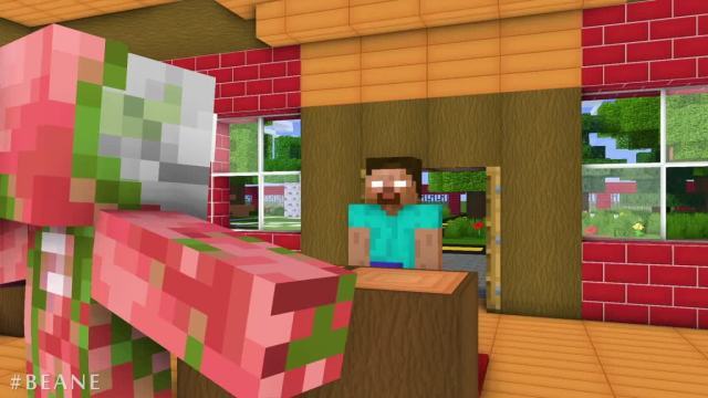 我的世界MC动画:怪物们的生存日记,数学题挑战!