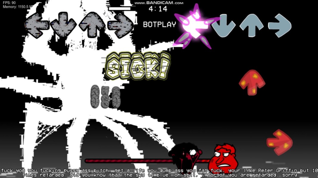 【FNF/黑暗接管/爆肝】闪烁v3优质还原实机演示_哔哩哔哩bilibili_演示