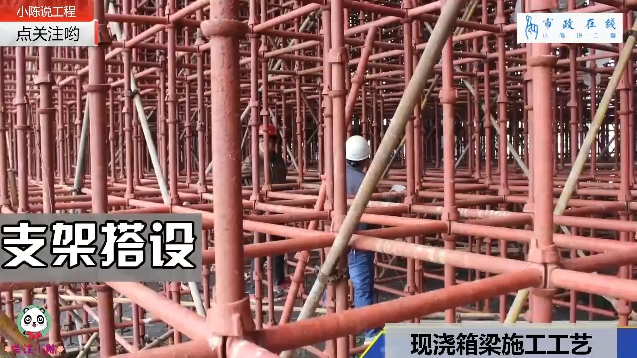 现浇箱梁施工工艺讲解,支架丶预压丶张拉丶压浆都涵盖,太全面啦