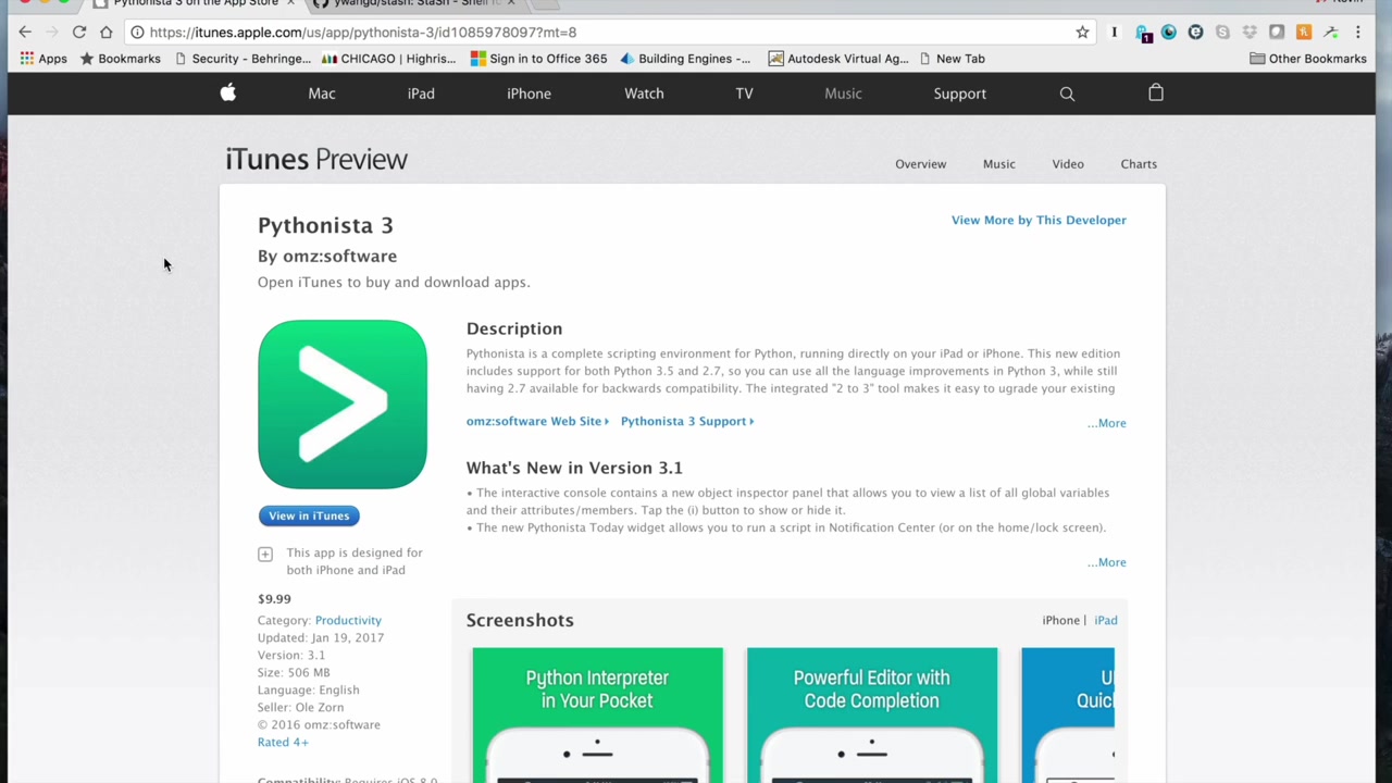 Python Installing Modules on Mobile - iOS app Pythonista