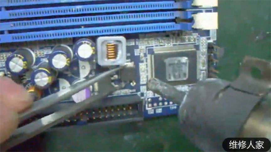 拆焊电脑主板三极管指导