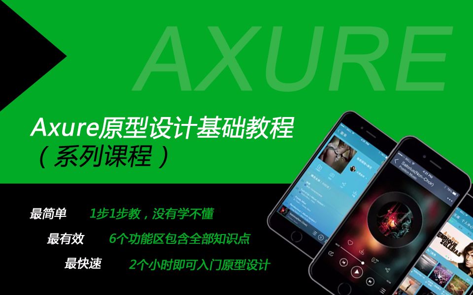 【最新】Axure原型设计基础教程(系列课程)