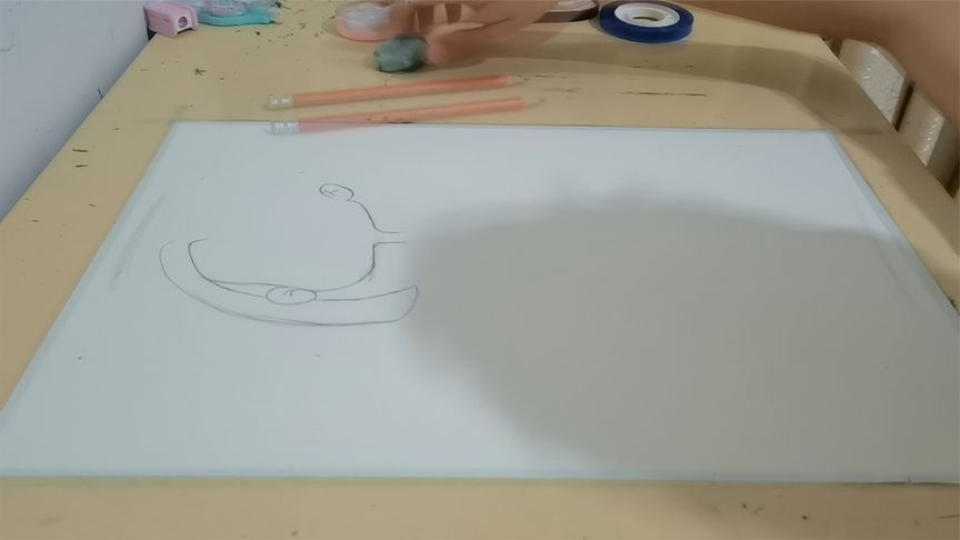 儿童动漫画简笔画小女孩铅笔画手绘小学生日常画画