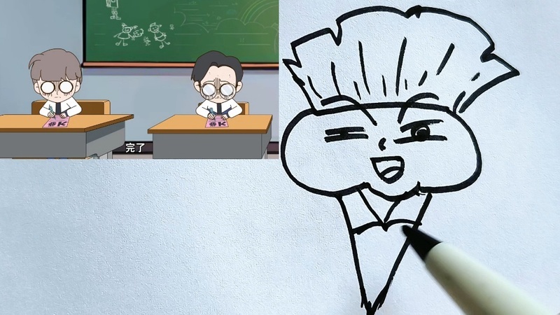 10后当老师,创意简笔画