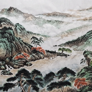 纸上造物主丰军画国画 