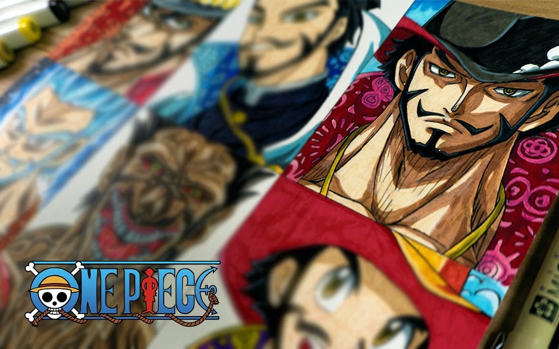 9种动漫风格x乔拉可尔·米霍克|鹰眼 海贼王 ONE PIECE