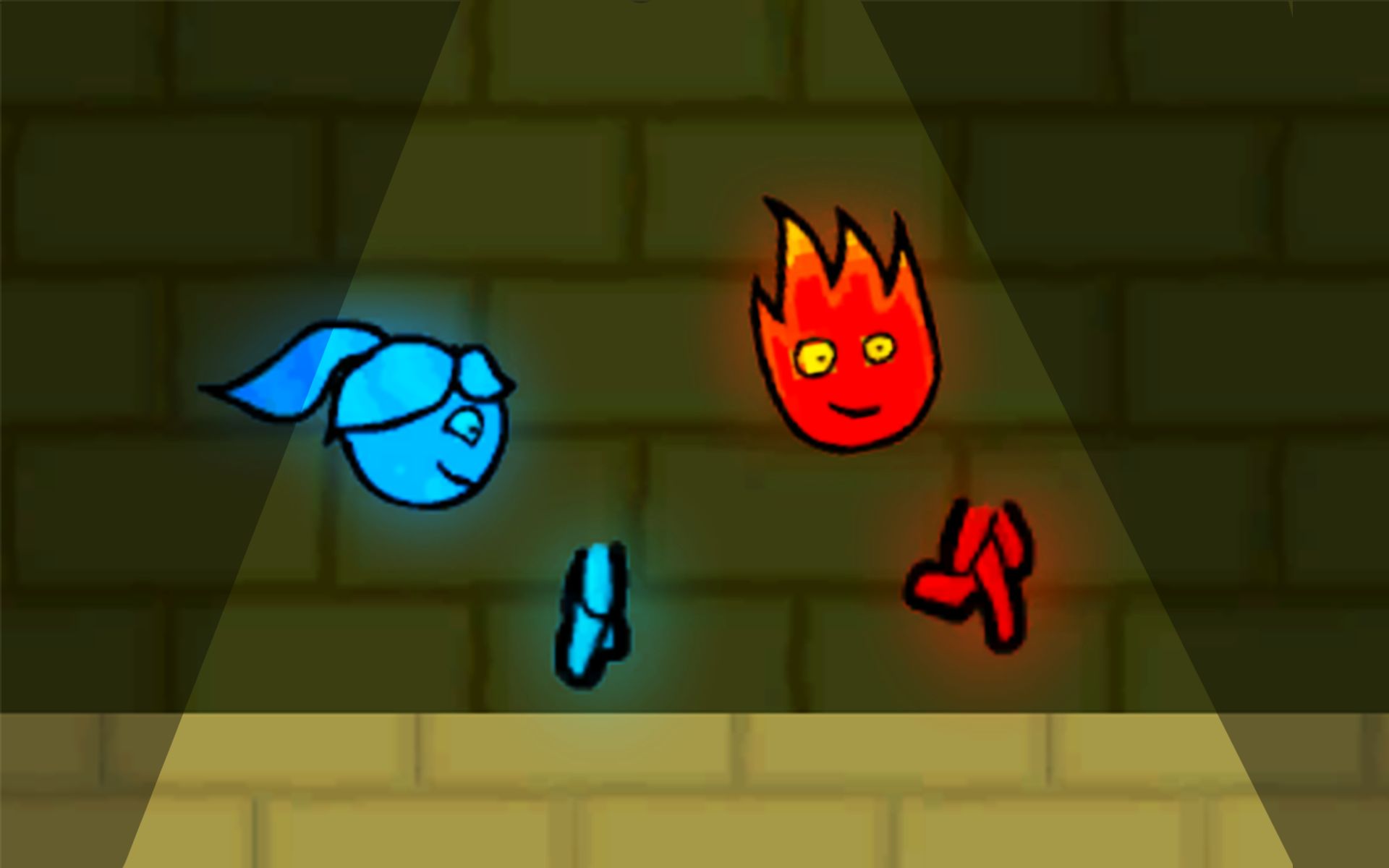 8年BUG经验,只为还原森林冰火人!分头行动!