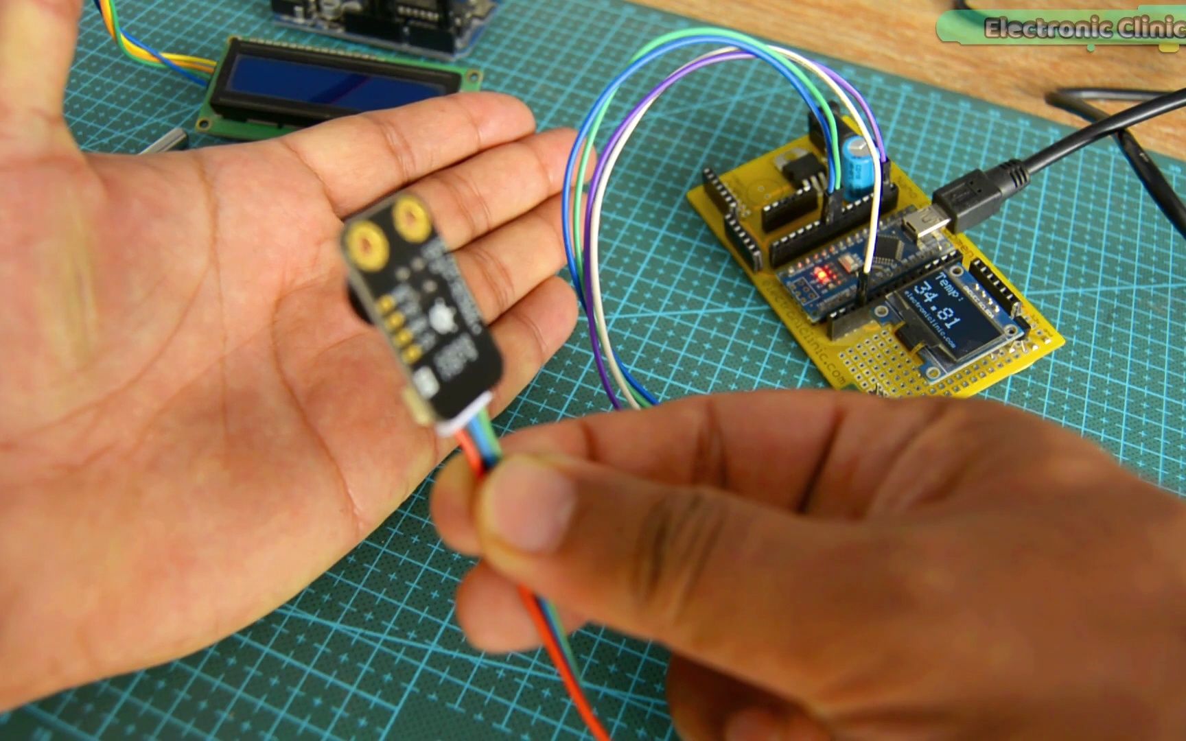 Arduino MLX90614 红外温度传感器,带 LoRa、Arduino Project、LoRa Pr