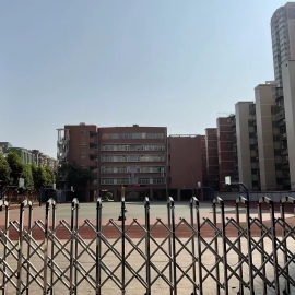 广州东湖下的绿皮火车 