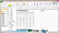 EXCEL公式/Excel函数/Excel视频教程:Excel斜线表头、跨列居中、...