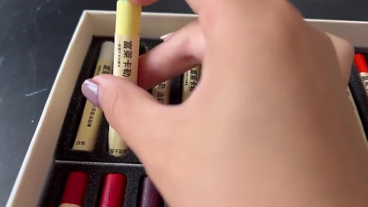 八月诸事顺利,款款落落皆是惊喜油画棒浪漫油画入门教程