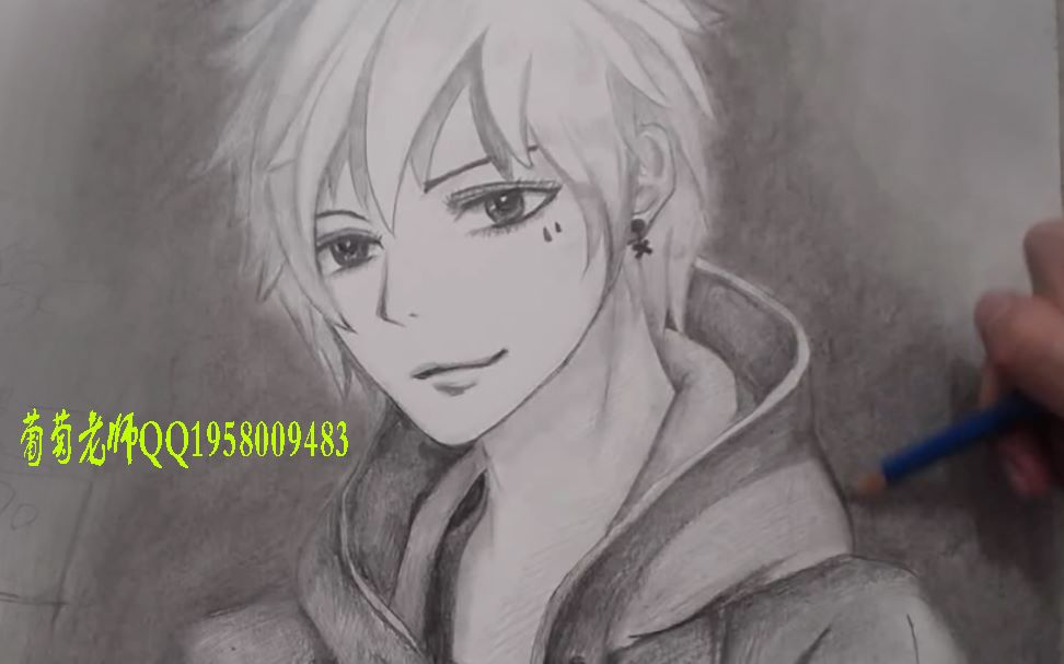 爆笑二次元素描老师画动漫