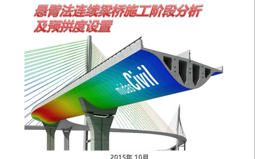 Civil-悬臂法连续梁桥施工阶段分析及预拱度设置-20151023