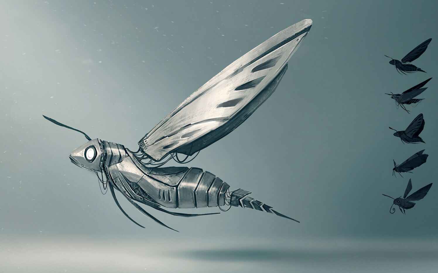 【maya建模】这么简单的机械蚊模型原来做出来大有文章