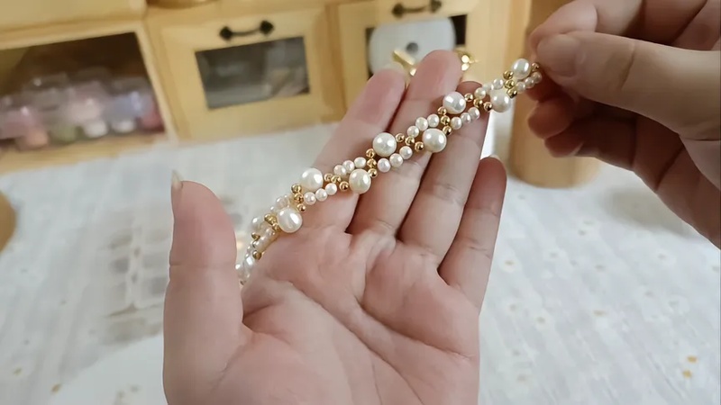 法式轻奢珍珠手工编织教程