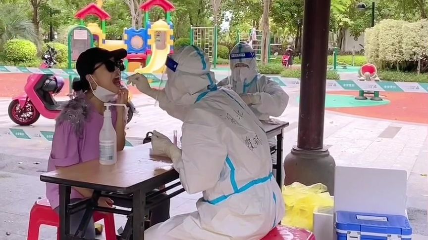 雅居乐#山海间 管家物业保安都特别赞,自己小区核酸,按楼栋下楼