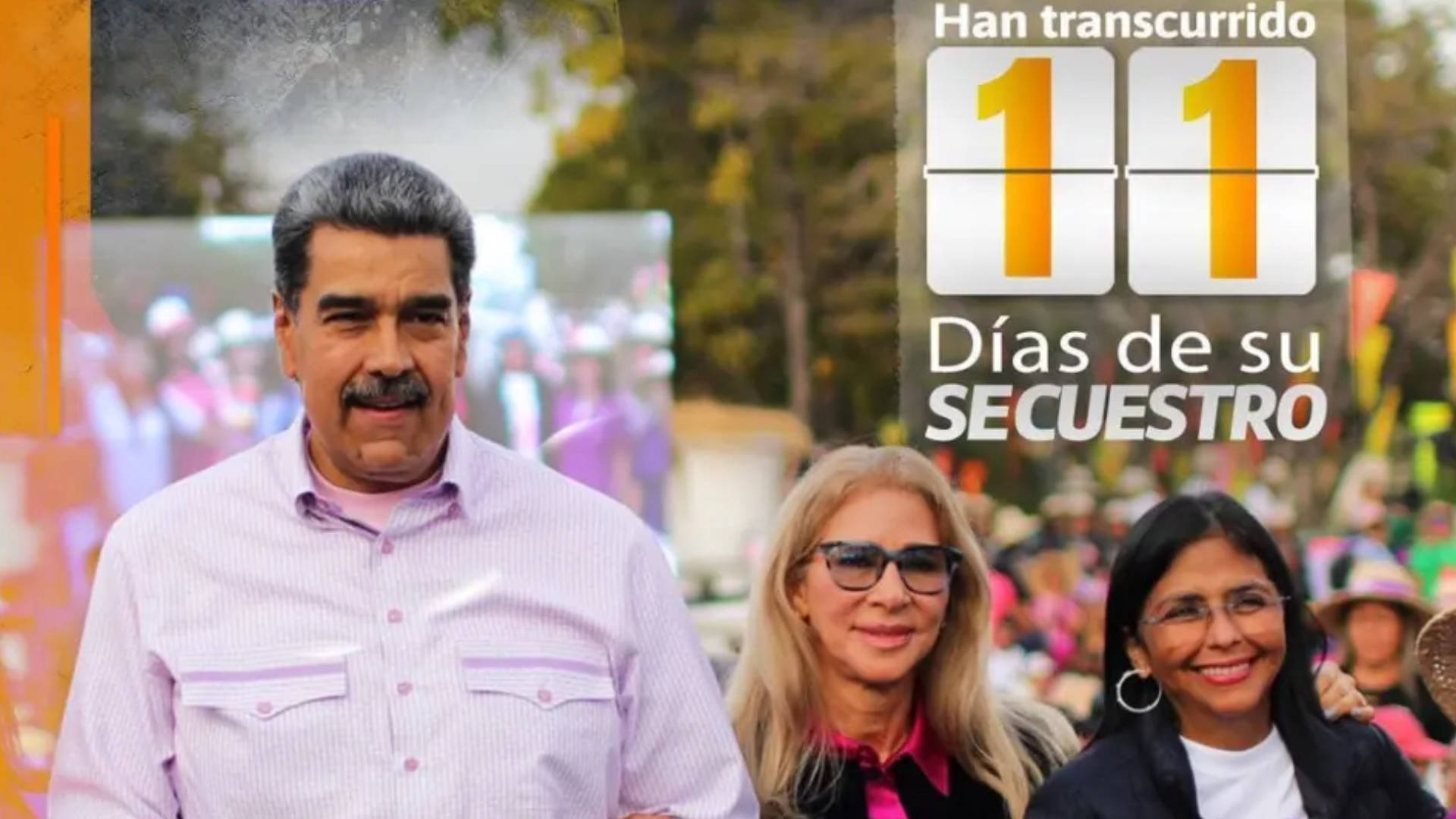 马杜罗社交平台发布照片,配文称"被绑架已11天"