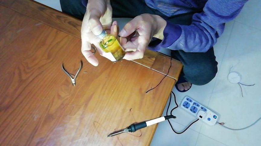 自己制作助焊剂 ,看看效果怎样