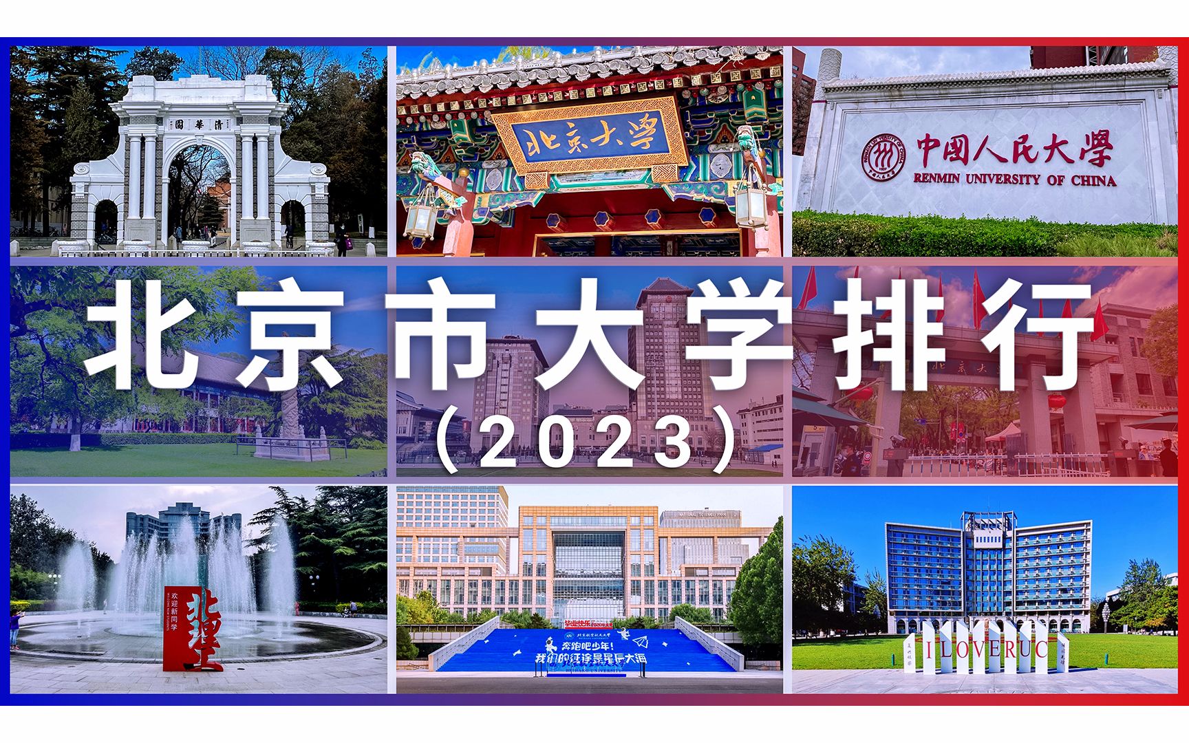 2023北京市大学排名 (河北高考版)清华大学 北京大学 中国人民大学 ...