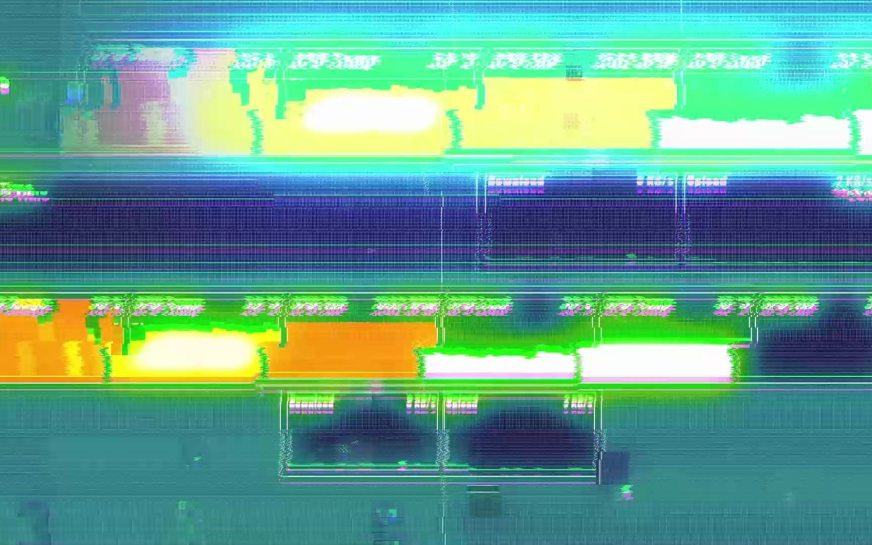 100个信号故障干扰毛刺像素损坏抖动闪烁叠加转场动画PR,AE视频...