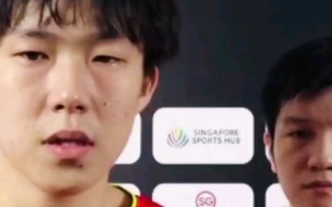 樊振东王楚钦战胜韩国组合夺冠赛后采访