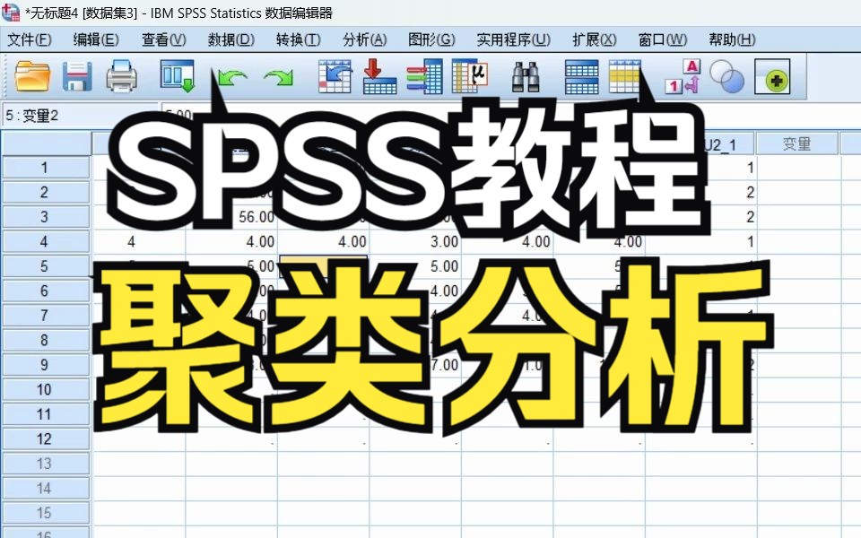 【spss教学】聚类分析-系统聚类