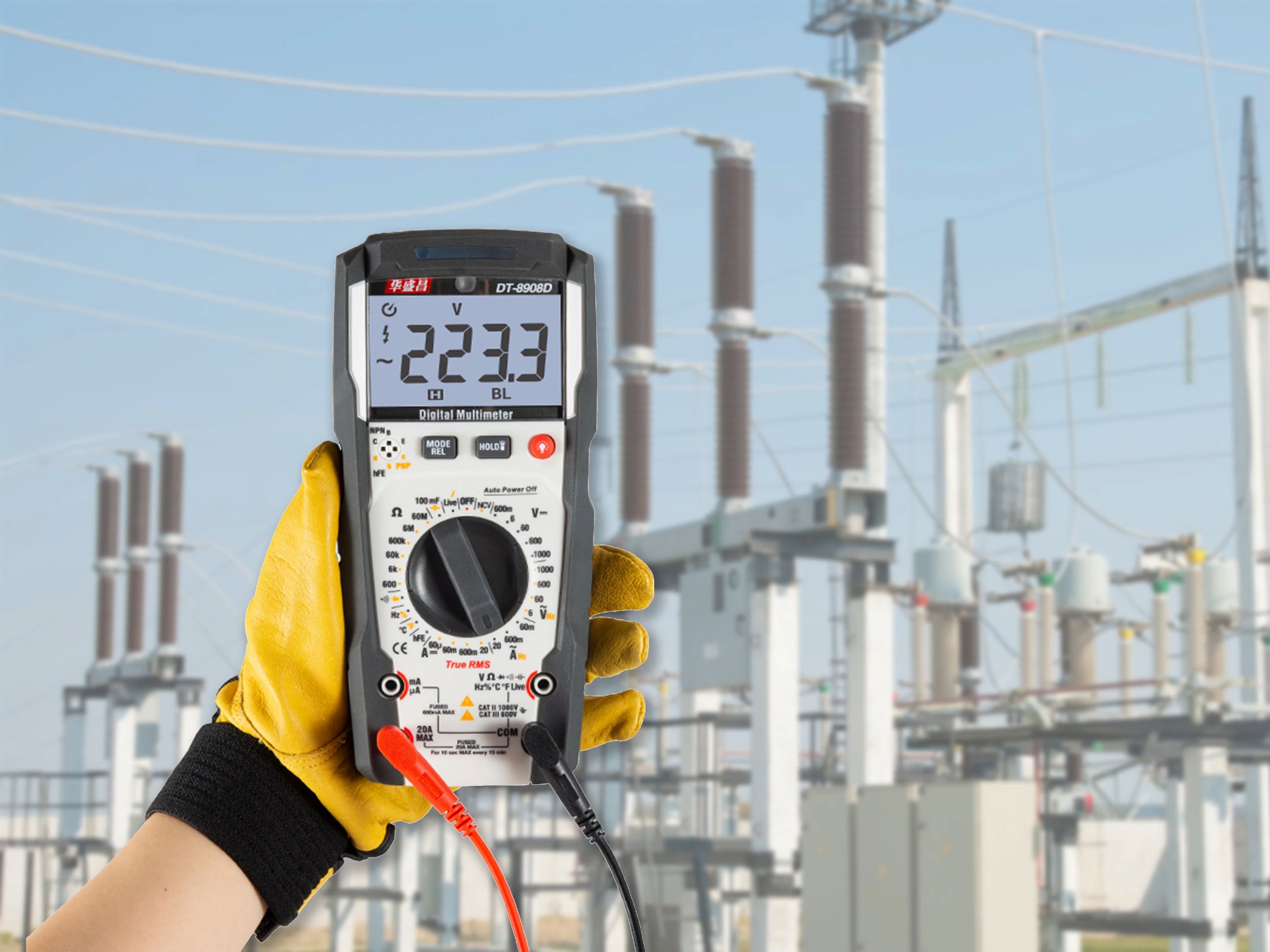 以DT-8908D为例,手把手教学数字万用表的使用方法