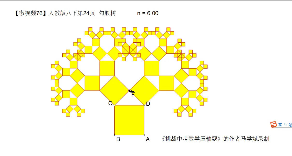 马学斌微视频76 勾股树