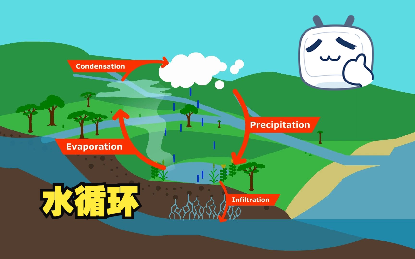 气候变化下的水循环