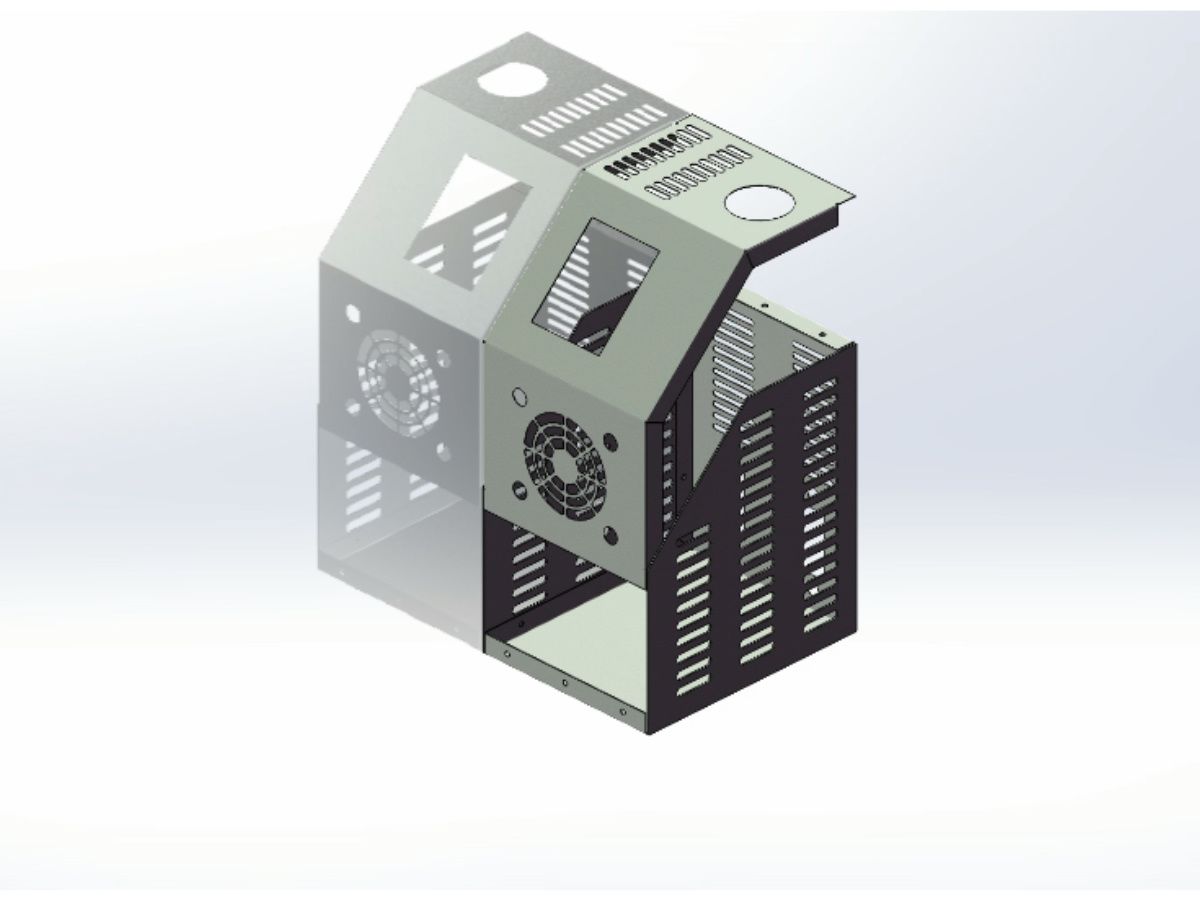 SolidWorks钣金后盖画图案例视频,你学会了吗?