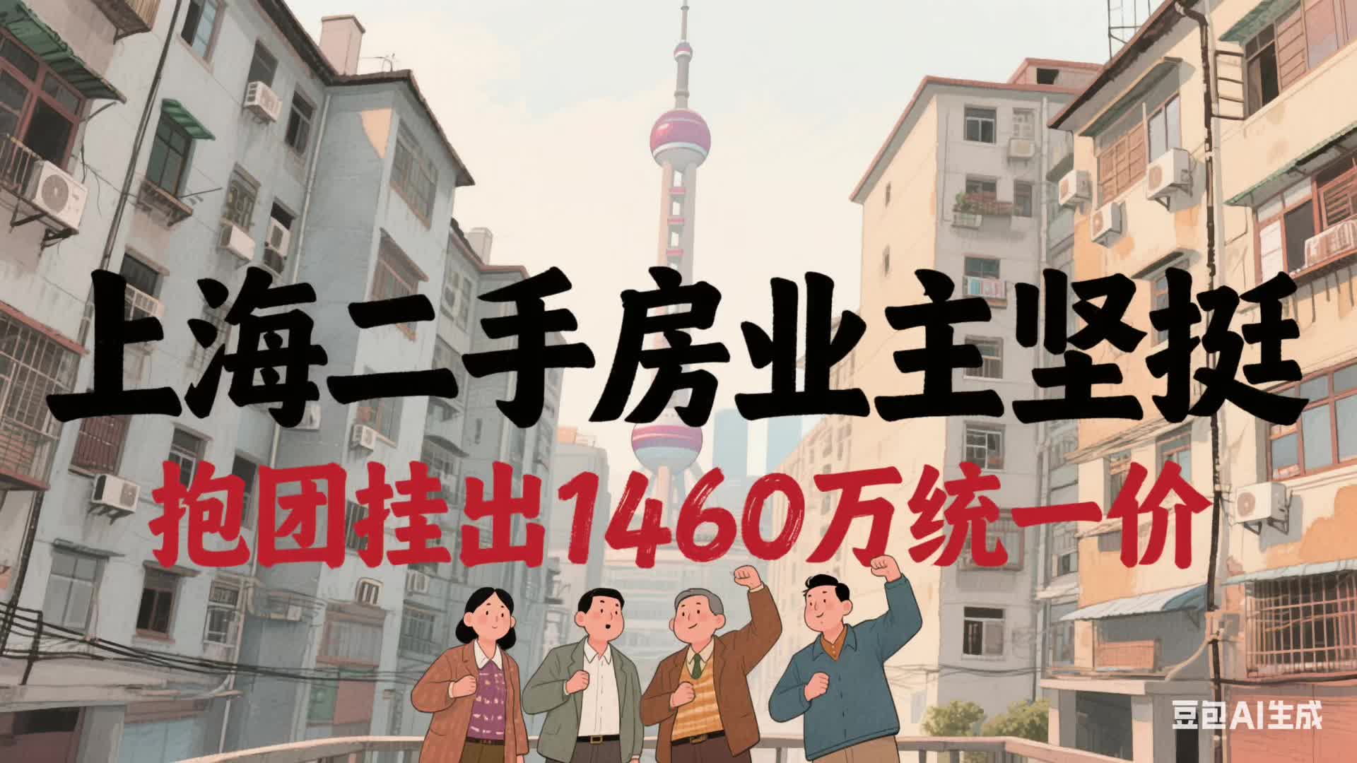 上海二手房业主坚挺,抱团挂出1460万统一价