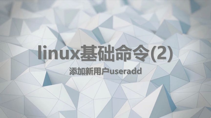 添加新用户useradd和groupadd