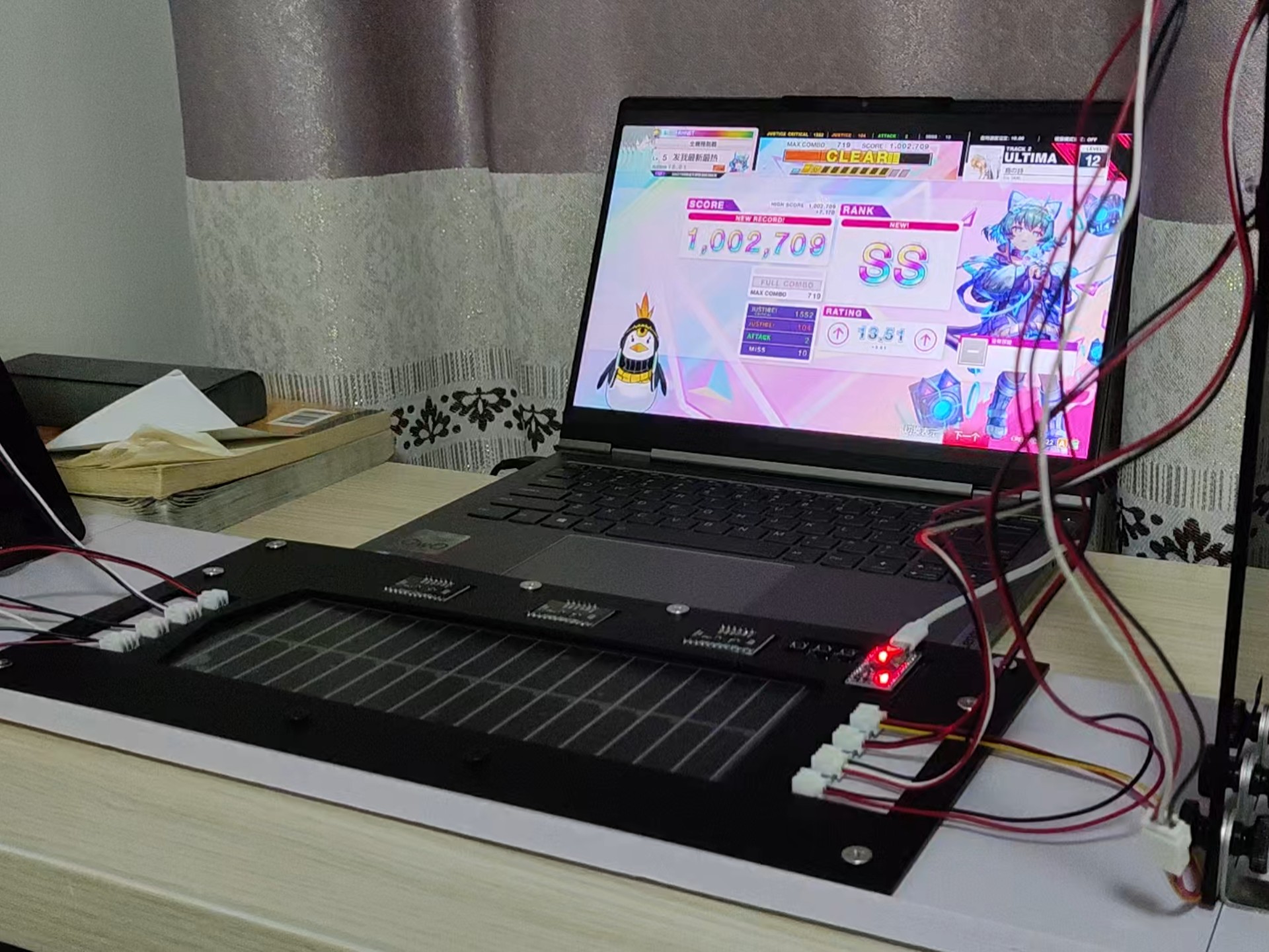 中二节奏平价手台 MO台 鳥の詩 SS 试玩_游戏热门视频